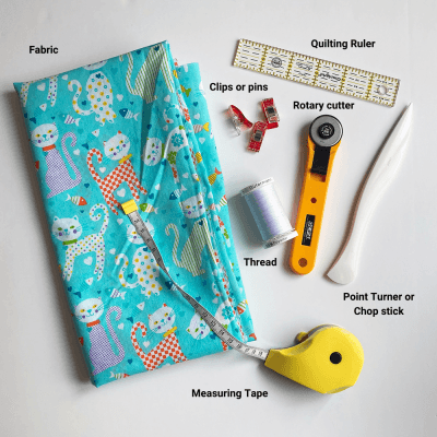 Make a Sewing Machine Cover in 4 easy steps | Cat & Raven